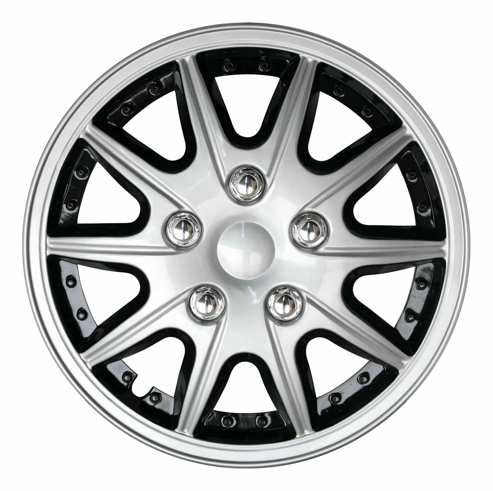 COVER VELG SPORT WHEEL DOP RODA LOWIN DESIGN 14 INCHI CHROME & HITAM ...