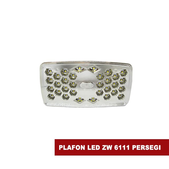 LAMPU KABIN MOBIL 32 LED PLAFON UNIVERSAL 12V - PUTIH - Lowin